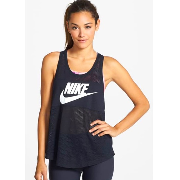 Nike | Tops | Nike Racerback Mesh Tank | Poshmark